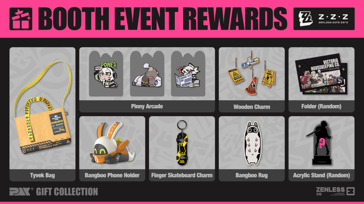 『ゼンゼロ』の公式グッズ ポップアップストア「ZZZ Hub」が2024年12月28日から北米で開催決定！ | 原神等のグッズ販売情報【非公式】